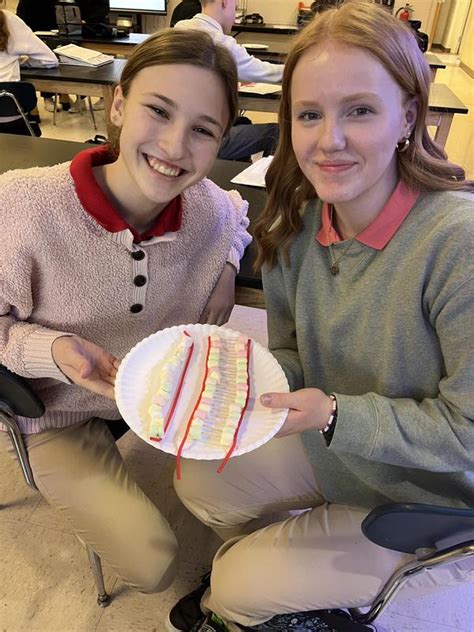 8th Graders Replicate Dna And Rna Structures Norwalk Catholic