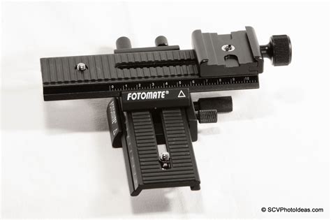 S C V Photography Ideas Fotomate Lp 01 Geared Macro Rail Review