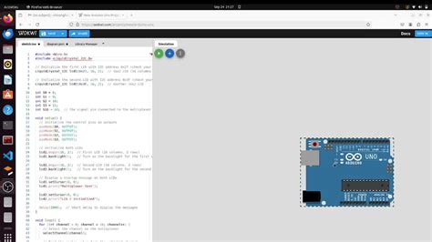 Shivang Hashia On Linkedin Arduino Wokwisimulator Multiplexer Lcd Embeddedsystems