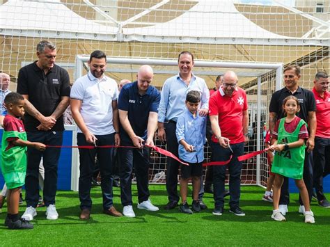 Maltas First Ever Fifa Arena Mini Football Pitch Inaugurated In