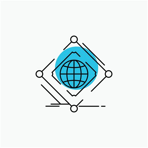 Complex Global Internet Net Web Line Icon 12970157 Vector Art At Vecteezy