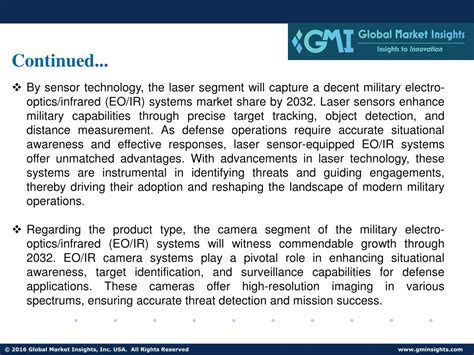 Ppt Military Electro Optics Infrared Eo Ir Systems Market Share Size And Analysis