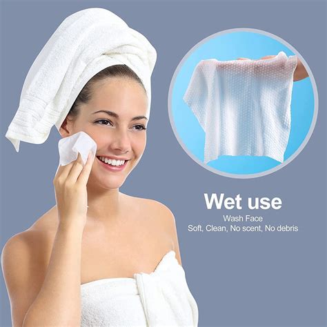 Soft Cotton Disposable Face Towels Ideal For Office Travel And