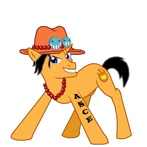 One Piece Meets Mlp Portgas D Ace By Moheart7 On Deviantart