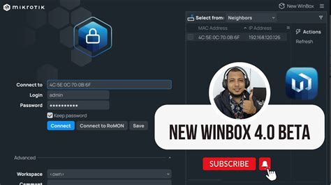 Release Winbox 40 Beta 1 New Look New Interface Youtube