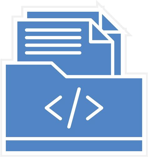 Coding Folder Vector Icon 31883071 Vector Art At Vecteezy