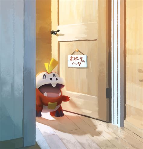 Nihei92729 Fuecoco Nintendo Pokemon Commentary Request Highres Black Eyes Bright Pupils