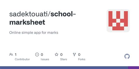Github Sadektouatischool Marksheet Online Simple App For Marks