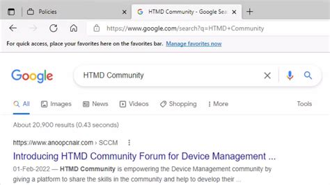 Easily Set Microsoft Edge Default Search Engine Using Intune Htmd Blog