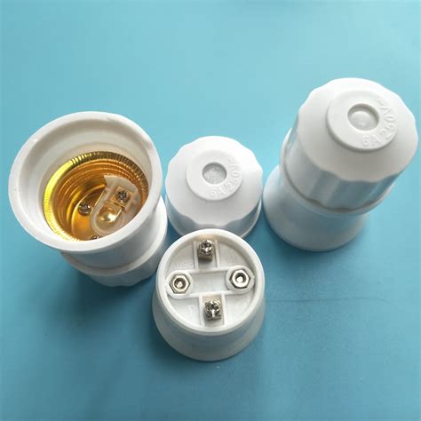 Surface Mounted E27 Screw Mouth Flat Lamp Holder Vicedeal