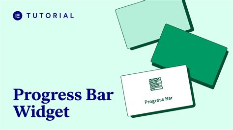 how to use the progress bar widget on elementor page builder academy