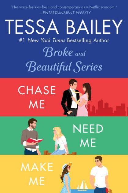 Tessa Bailey Book Set 2 Chase Me Need Me Make Me By Tessa Bailey