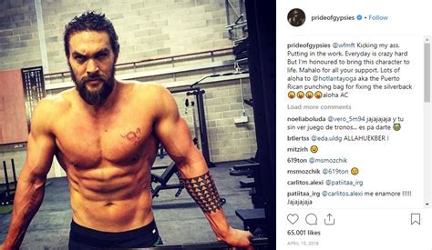Jason Momoa Arm Tattoo