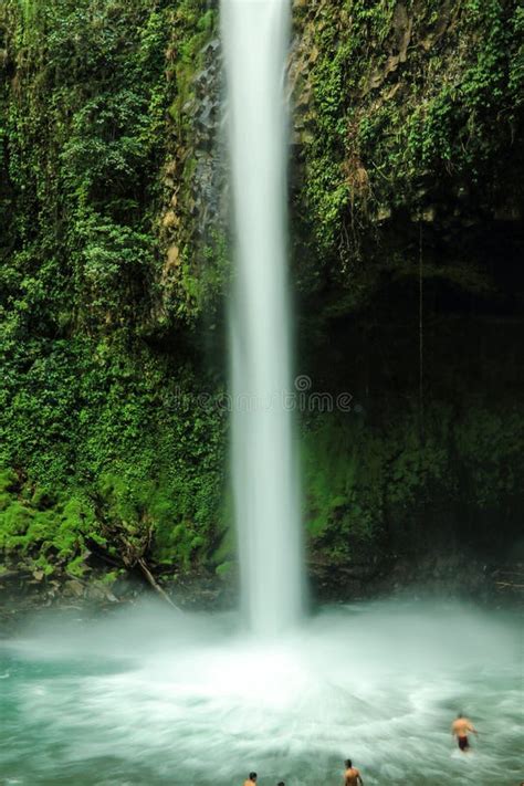 Cascada De Fortuna Del La Costa Rica Foto De Archivo Imagen De