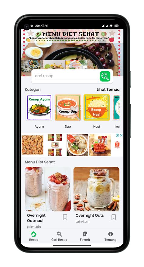 Menu Diet Sehat For Android Download