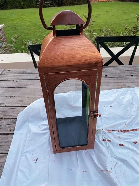 How To Quickly Get The Look Of Aged Copper Copper Lantern Copper