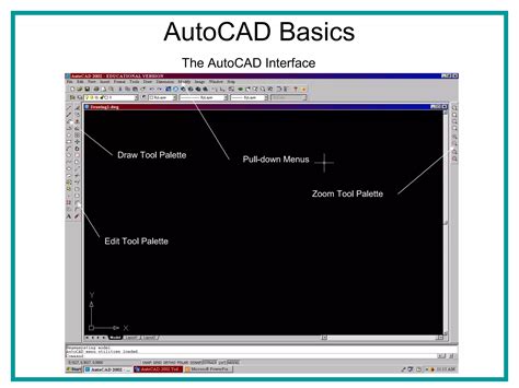 Auto Cad Basics PPT Technology Computing