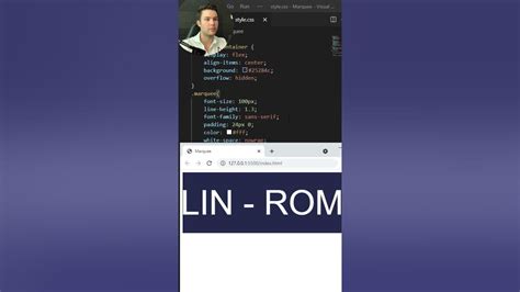 How To Create A Marquee With Html Css Shorts Youtube