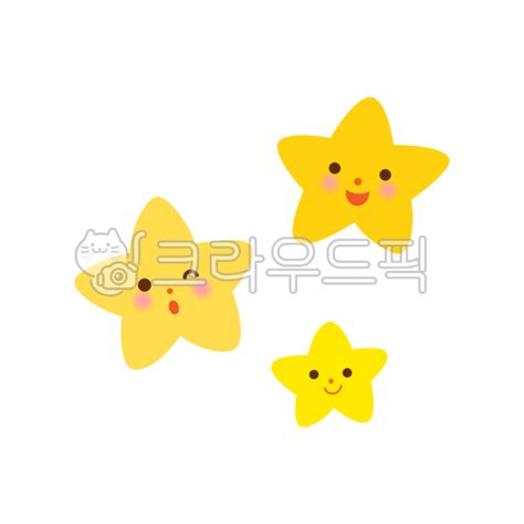 별 아기별 밤하늘 귀여운 캐릭터 사진 이미지 일러스트 캘리그라피 Yisoh작가