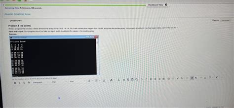 Solved Problem 8 10 Pointswrite A Program That Creates A