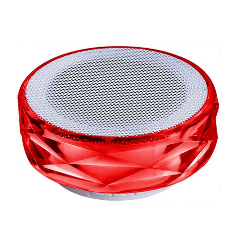 Techxtras Crystal Wireless Speaker Red
