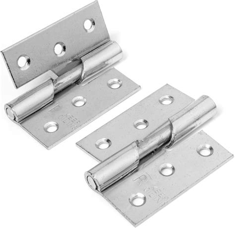 Rflaueo 2pcs 3 Lift Off Door Hinges Rising Butt Left Handed Lift Off