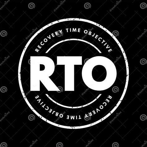 Rto Recovery Time Objective Amount Of Real Time Has To Restore Its Processes At An Acceptable