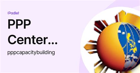 Ppp Center Capacity Building Division Pppcapacitybuilding Profile