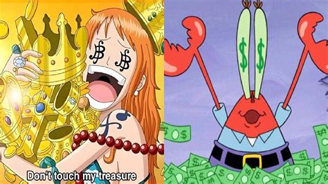 5 Kru Topi Jerami One Piece Yang Mirip Karakter Spongebob Idn Times