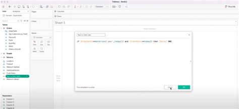 Visualize Year To Date Tableau Easy Ytd Calculations