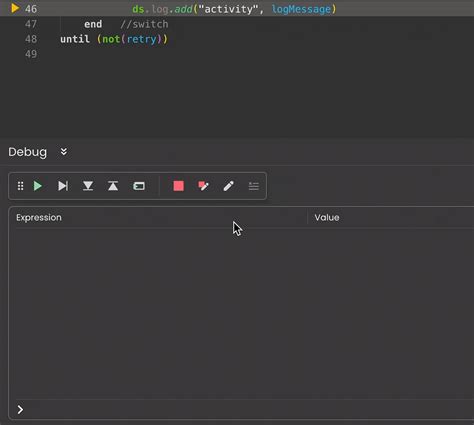 Using Command E In Debugger To Add Expression To Watcher Shows