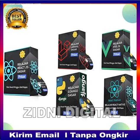 Jual Ecourse Pemograman It Teknologi Informasi Framework React Js