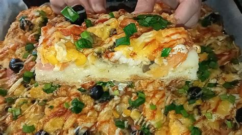 СИТНА ПІЦЦА НА ТОВСТОМУ ТІСТІ МЕГА СМАЧНА НАЧИНКА ТІСТО ЯК ПУХ НАЙКРАЩИЙ РЕЦЕПТ