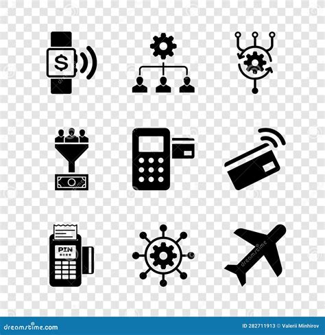 Set Contactless Payment Lead Management Algorithm Pos Terminal