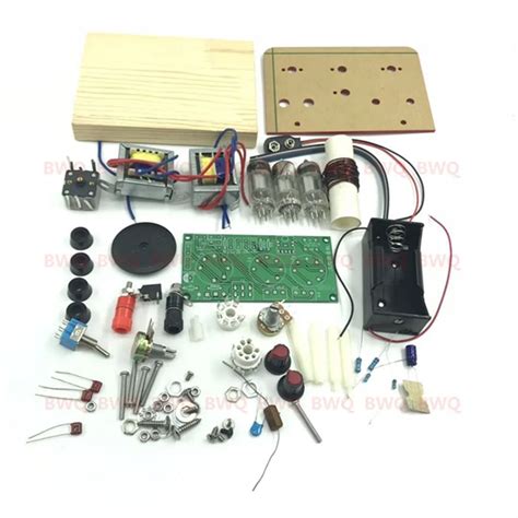DIY KIT DC With The Base No Base Three Lamp Short Wave Electronic Tube Radio CW SSB Receiver