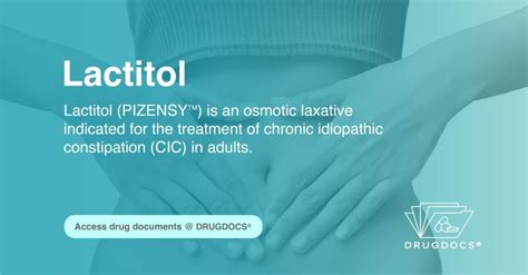 Lactitol Healthcare Digitalhealth Healthtech Drugdocs®