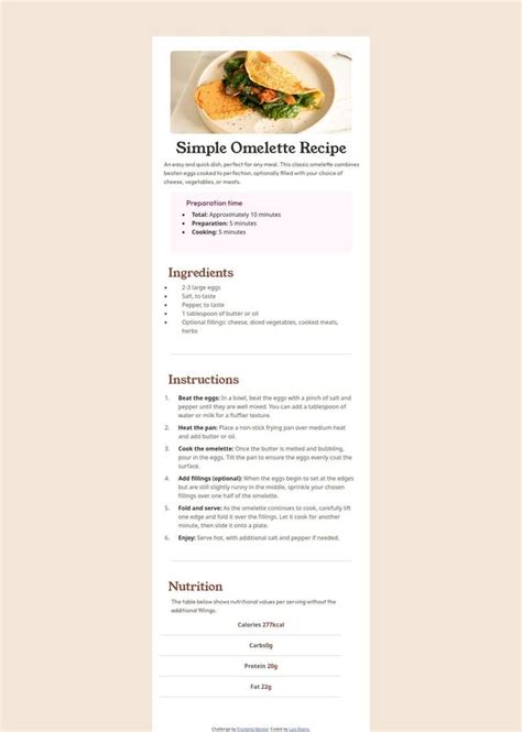 Frontend Mentor Recipe Page Using Html And Css Coding Challenge Solution