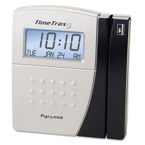 Pyramid Time Systems TimeTraxTM EZ Ethernet Swipe Card Time Clock System Walmart Com
