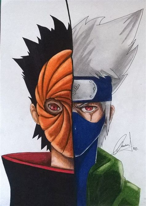 Imagenes De Kakashi Para Dibujar A Color