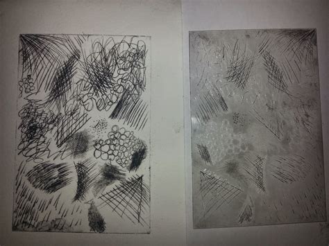 Art And Design Intaglio Dry Point Printing
