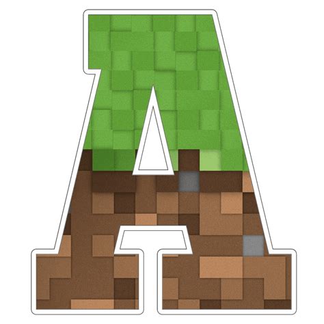 Minecraft Alphabet Letters Png Worksheets Library