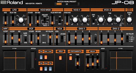 Midi Editorremote For The Roland Boutique Jp 08 Synthesizer Synthtopia