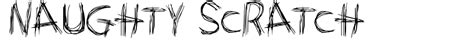 Naughty Scratch Font Download