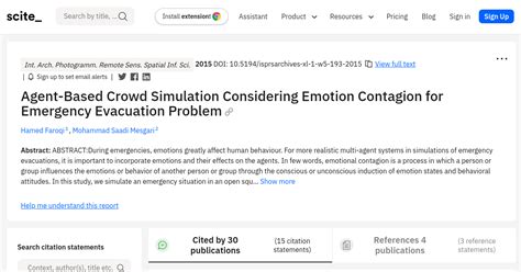 Agent Based Crowd Simulation Considering Emotion Contagion For