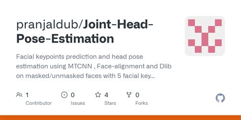 Github Pranjaldubjoint Head Pose Estimation Facial Keypoints Prediction And Head Pose
