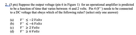 Solved Offset Null 1 8 Nc Inverting Input 2 7 Vt