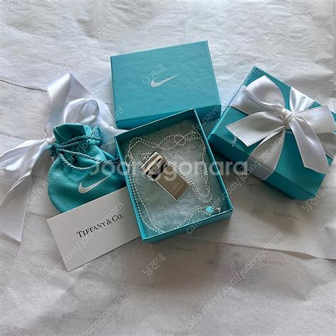 티파니 앤 코 나이키 휘슬 펜던트 스털링 실버 반지 목걸이 귀걸이 중고나라