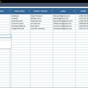 CRM Template Google Sheets Customer Relationship Management Etsy