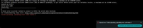 Programmation Esp32 Wroom Français Arduino Forum