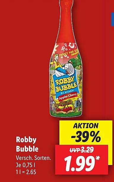 Robby Bubble Angebot Bei Lidl 1prospektede